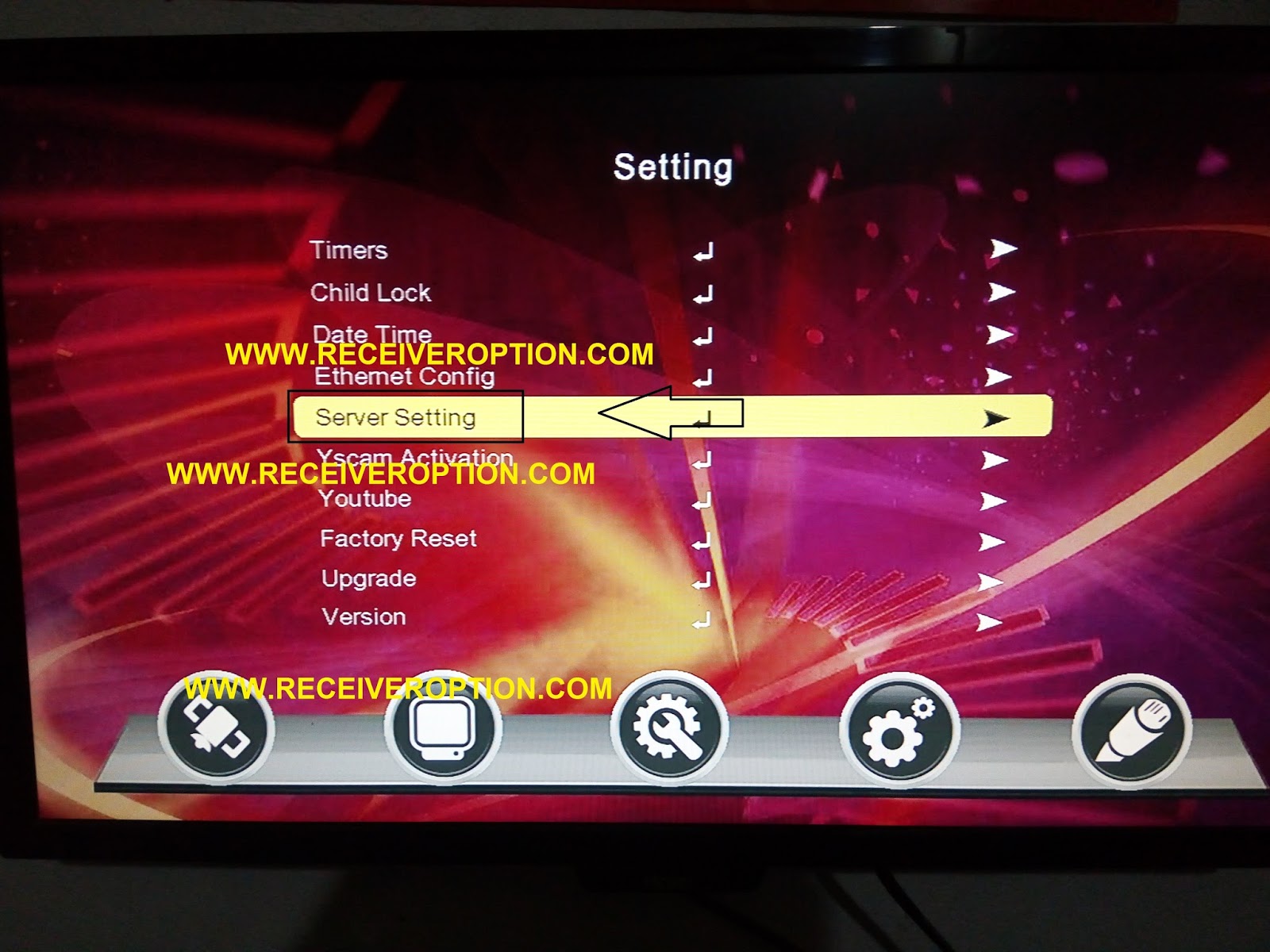 SUPER GOLDEN++ HD RECEIVER CCCAM OPTION SOFTWARE - How To Enter Biss ...