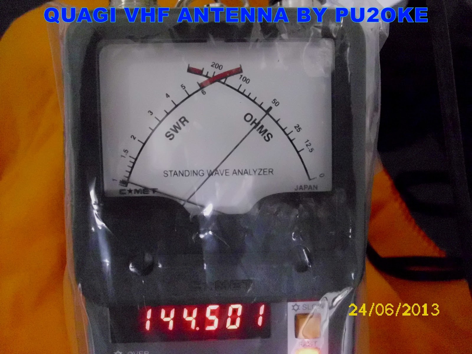 PU2OKE - S.RICARDO: HOMEBREW QUAGI ANTENNA VHF/UHF BY PU2OKE