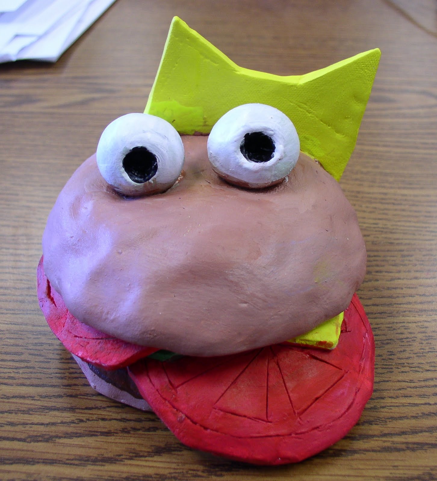 DMS ART: 6th Grade Clay Sandwich Boxes!