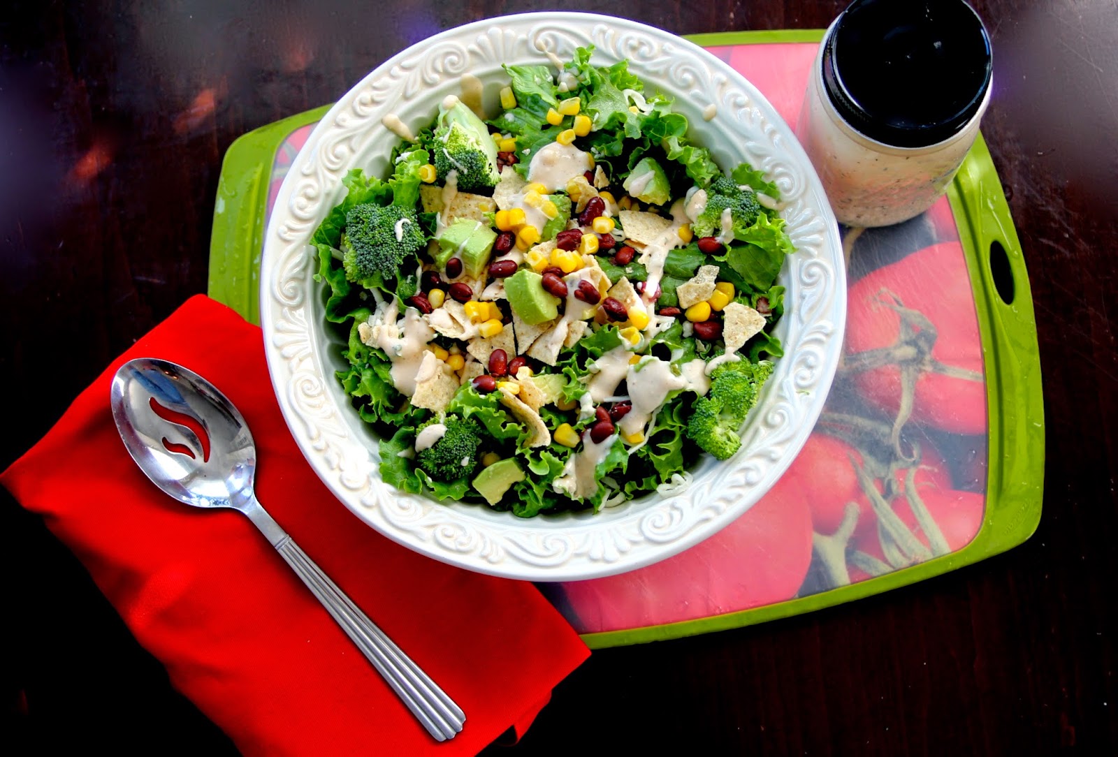 Best BBQ Ranch Salad - The Lavender Apple