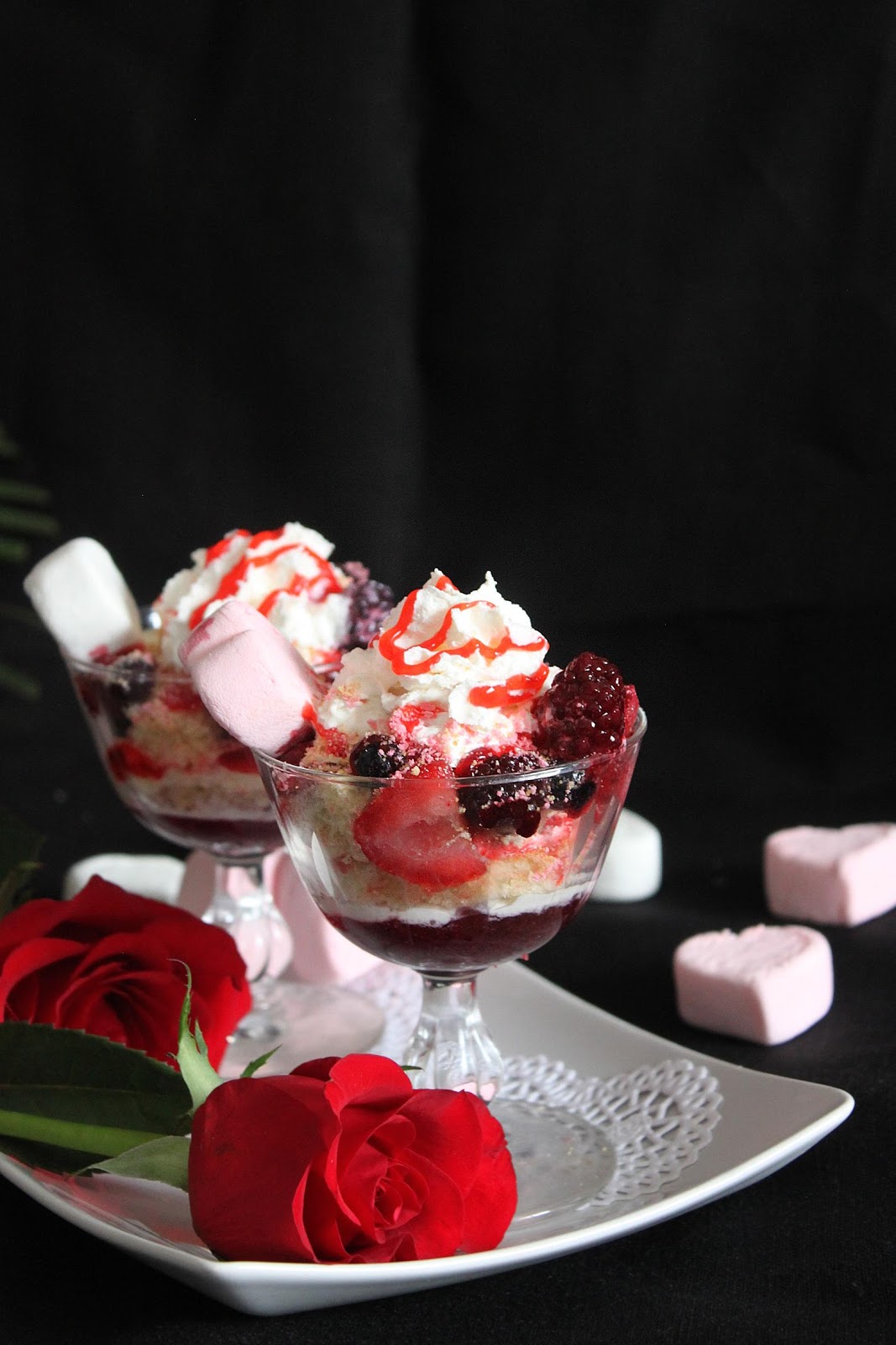 Mixed Berry Parfait | Valentine Dessert