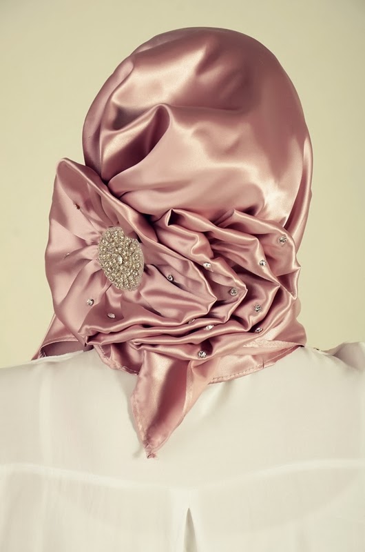 Fancy Hijab Fashion 2014 | Turkish Hijab Designs | Modern Party Hijab ...