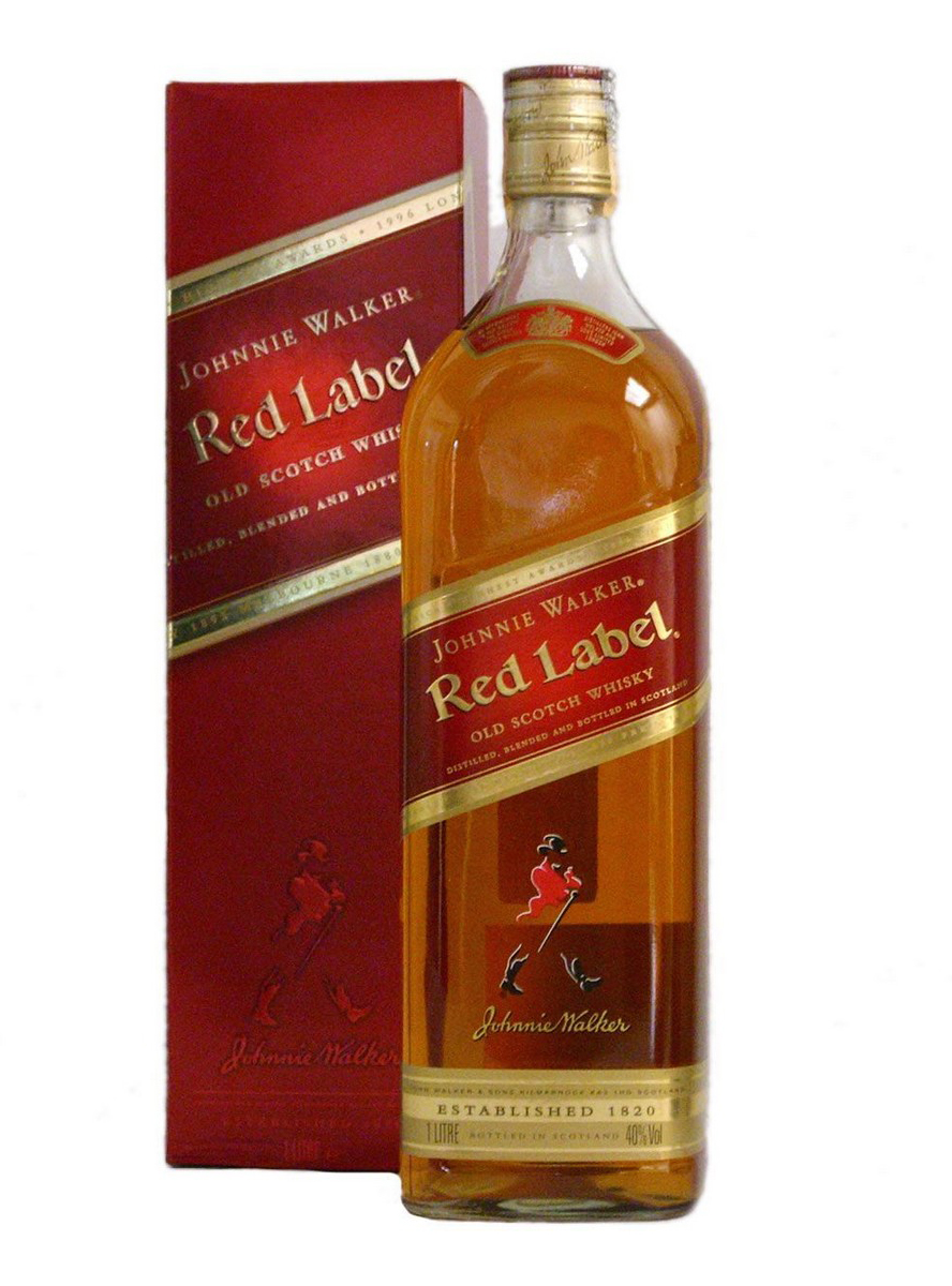 Johnnie Walker Red Label 1L - Terras Brasilis