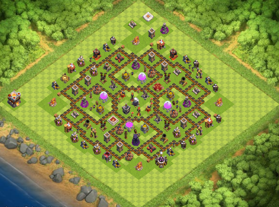 COC Bases: Farming Base COC TH 11