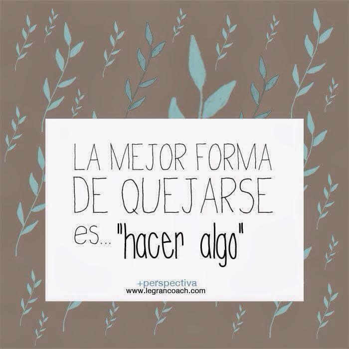 La Pau de Viure: La mejor forma de quejarse es...