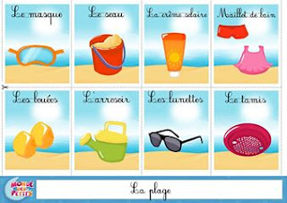 vocabulaire de la mer et la plage et exercices de compréhension - موارد ...