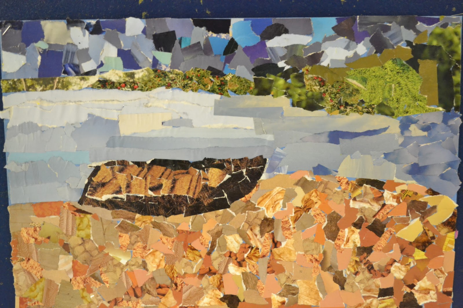 House of Jacksons: Art I Aerial Perspective Landscape Collages