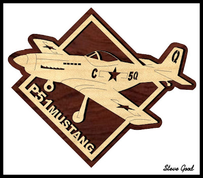 Scrollsaw Workshop: P-51 Mustang Scroll Saw Pattern