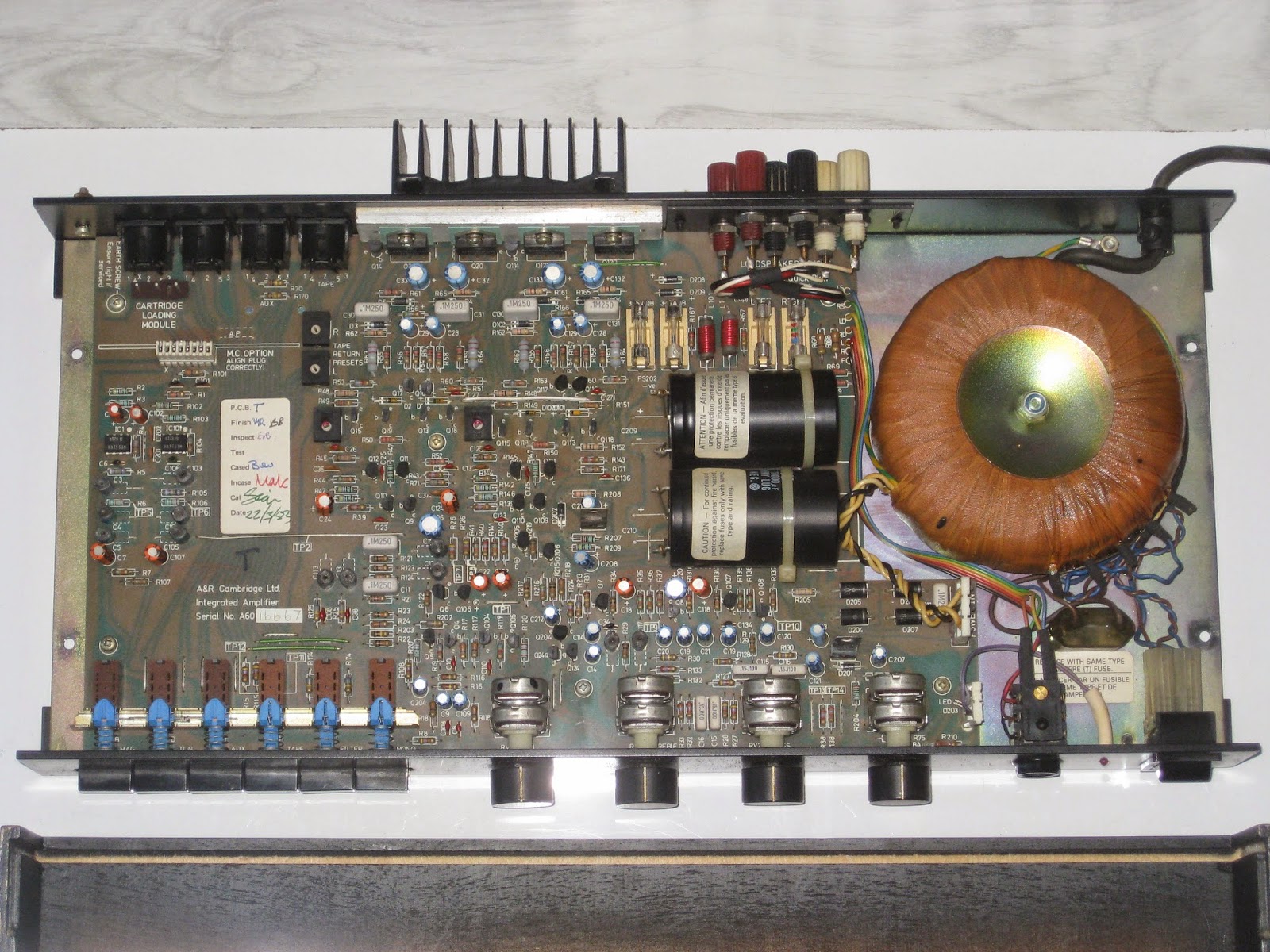 Infrequent Sound [sex.tex] technology: A&R Cambridge A60 (Arcam ...