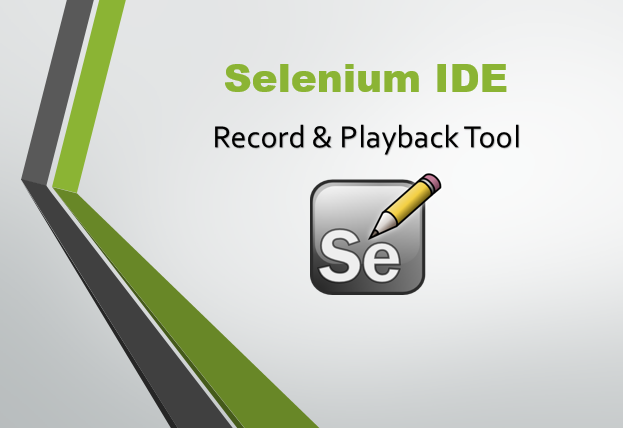 Selenium-By-Arun: Selenium IDE - 'Record and Playback' tool of Selenium