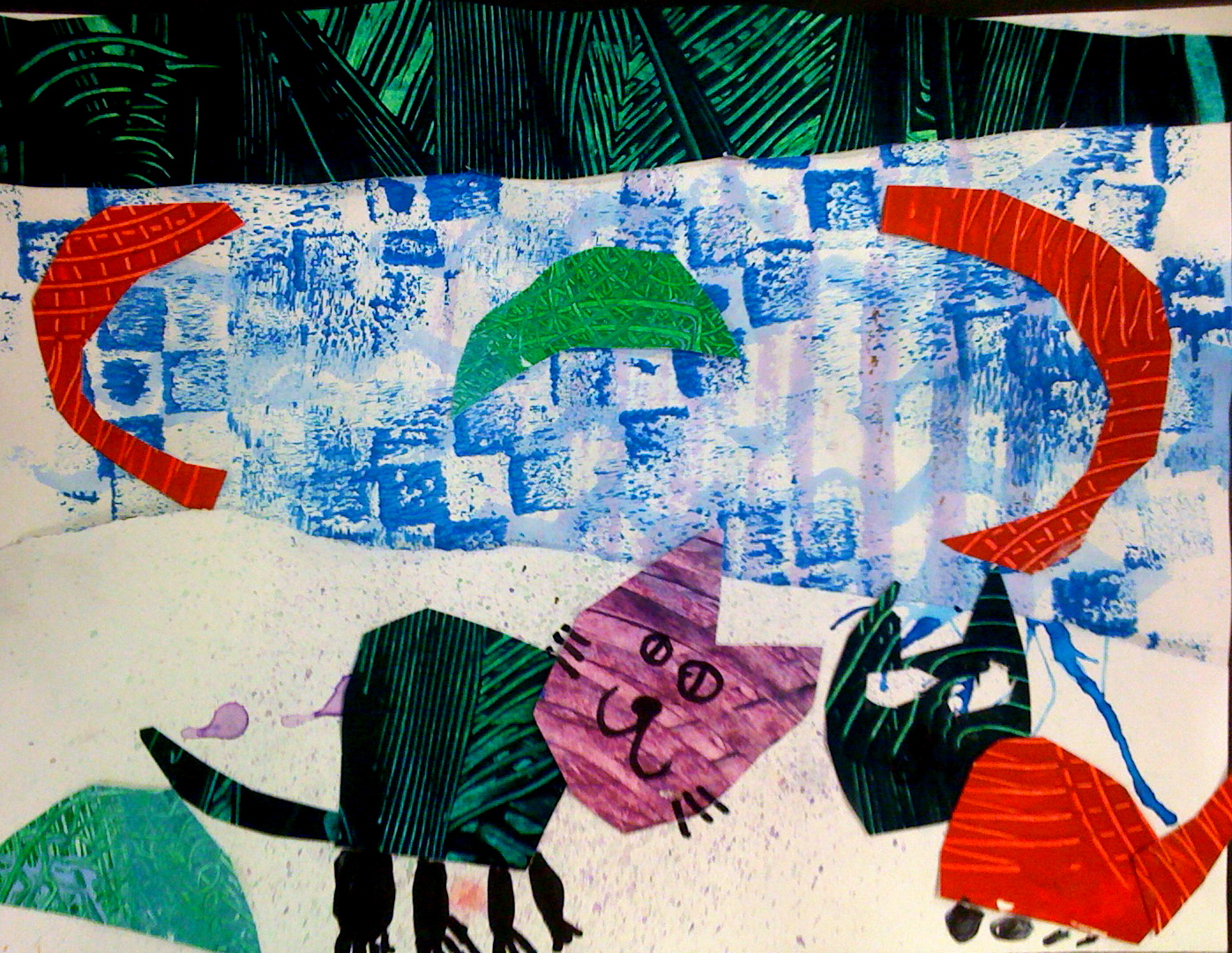 HartlandElementaryArtRoom: Collages Inspired by Eric Carle