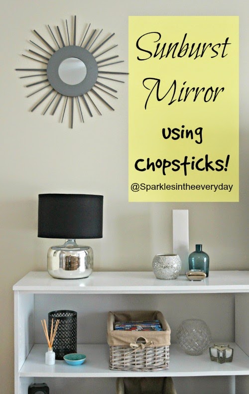 How to make a DIY Sunburst Mirror! - Sparkles in the Everyday!