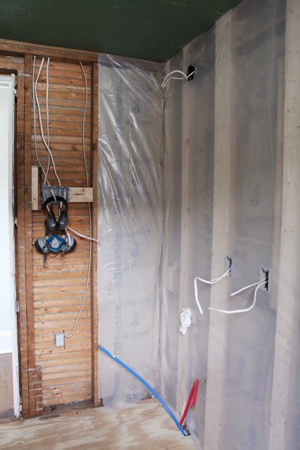 Bathroom Redo | Part Three - Framing & Electrical - Danks and Honey