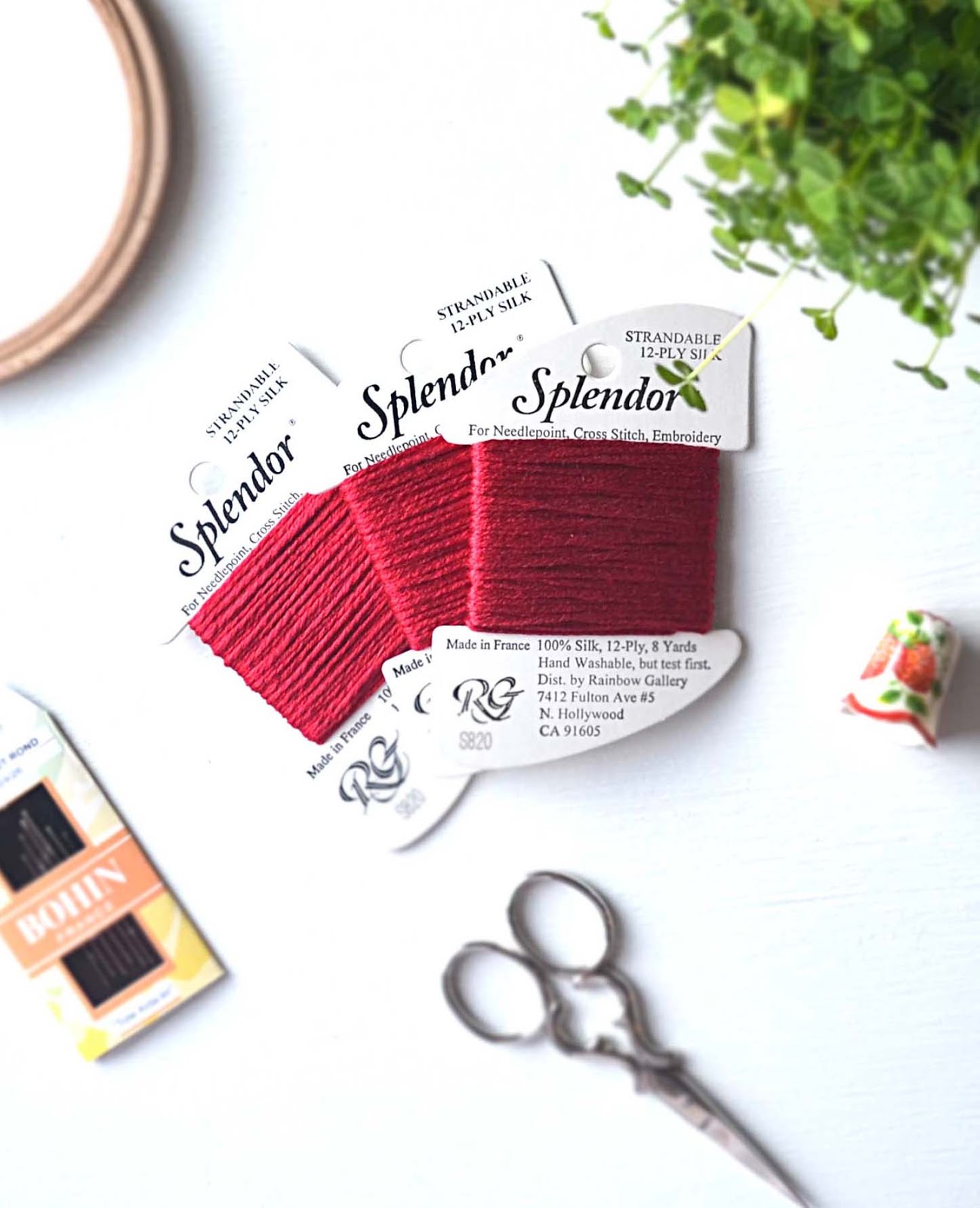 Sew French: Redwork Roses