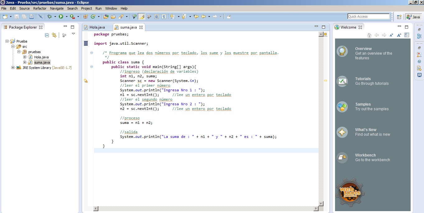 Java: Estructuras de Control