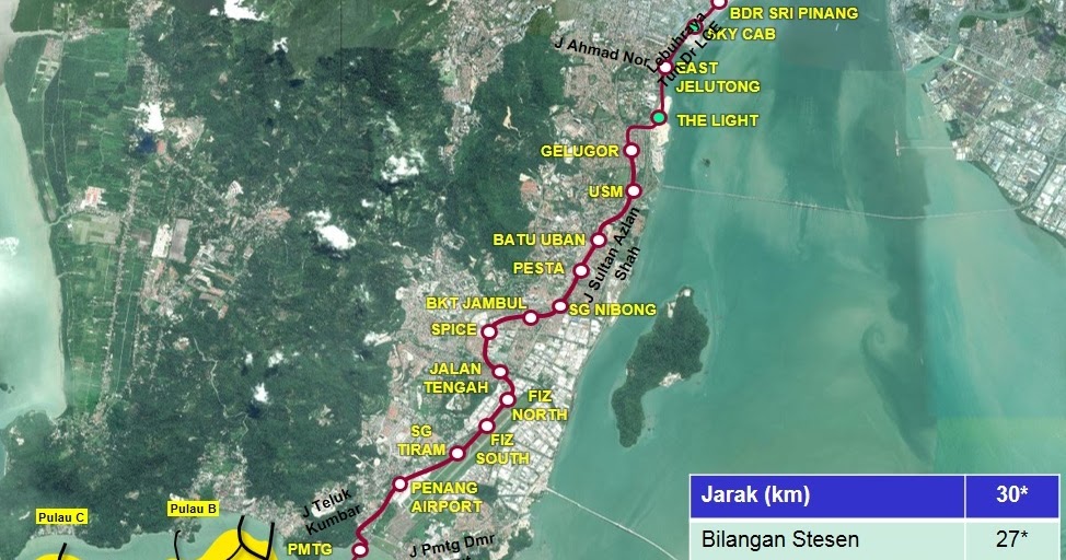 Elevated LRT more suitable for Bayan Lepas line Penang Property ...