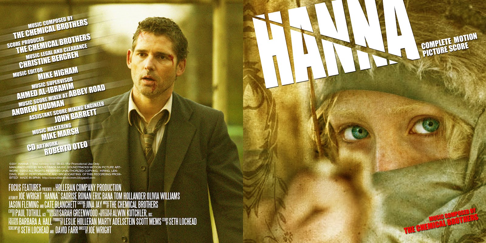 Soundtrack List Covers: Hanna Complete (The Chemical Brothers)