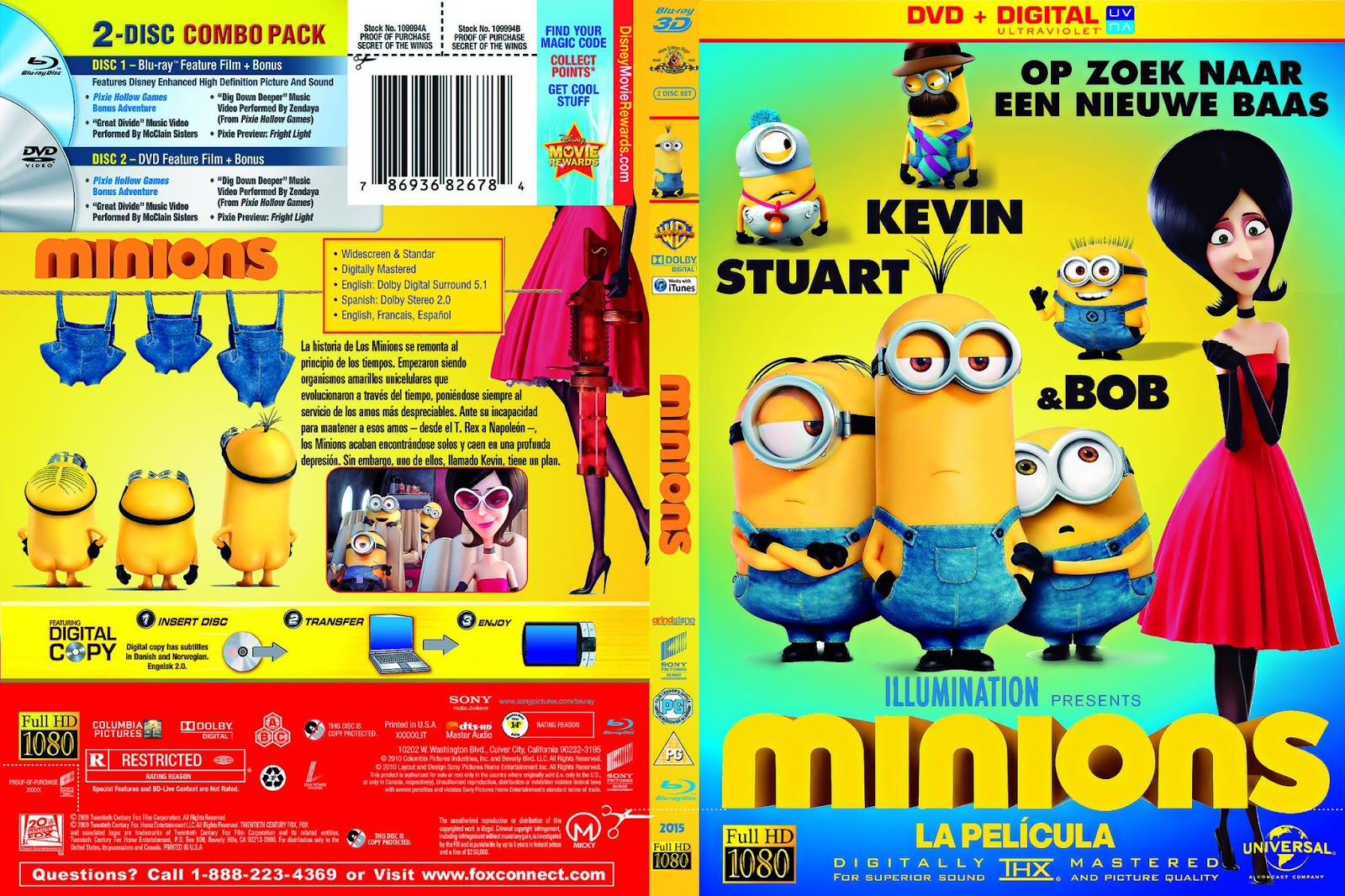 Cover: Minions dvd
