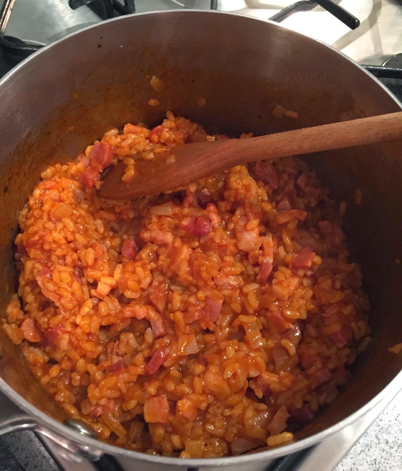 THIS LITTLE PIGGY LOVES FOOD!: TOMATO & PANCETTA RISOTTO