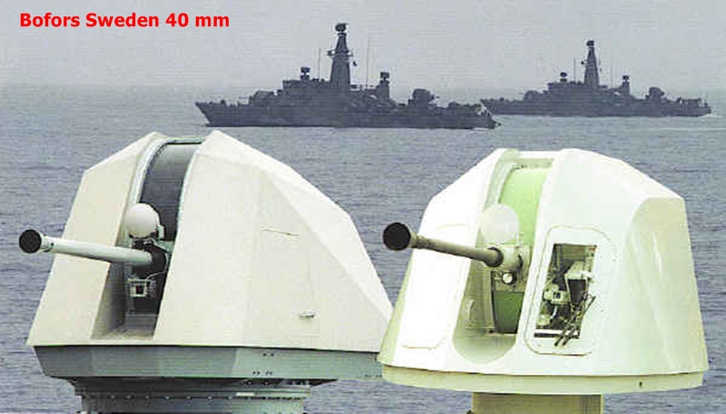 វិទ្យាសាស្រ្តយោធាកម្ពុជា: កាំភ្លើង Bofors ៤០ មម Bofors 40 mm