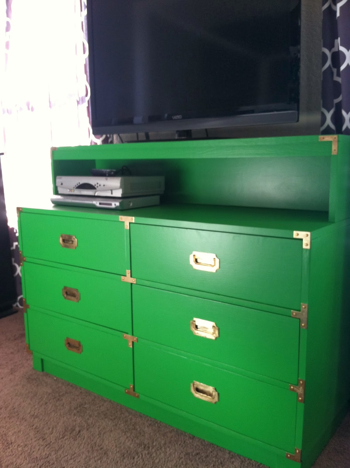 Decor Sanity: Envy Green Campaign Dresser