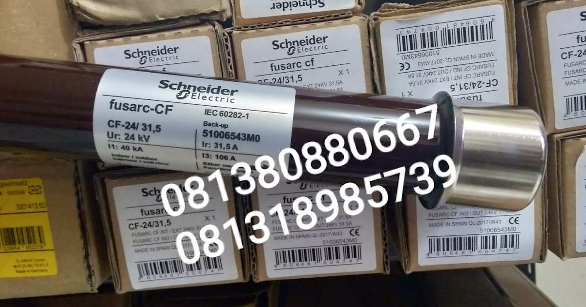 Takkie electric: jual fuse fusarc-CF 31,5A 24KV schneider