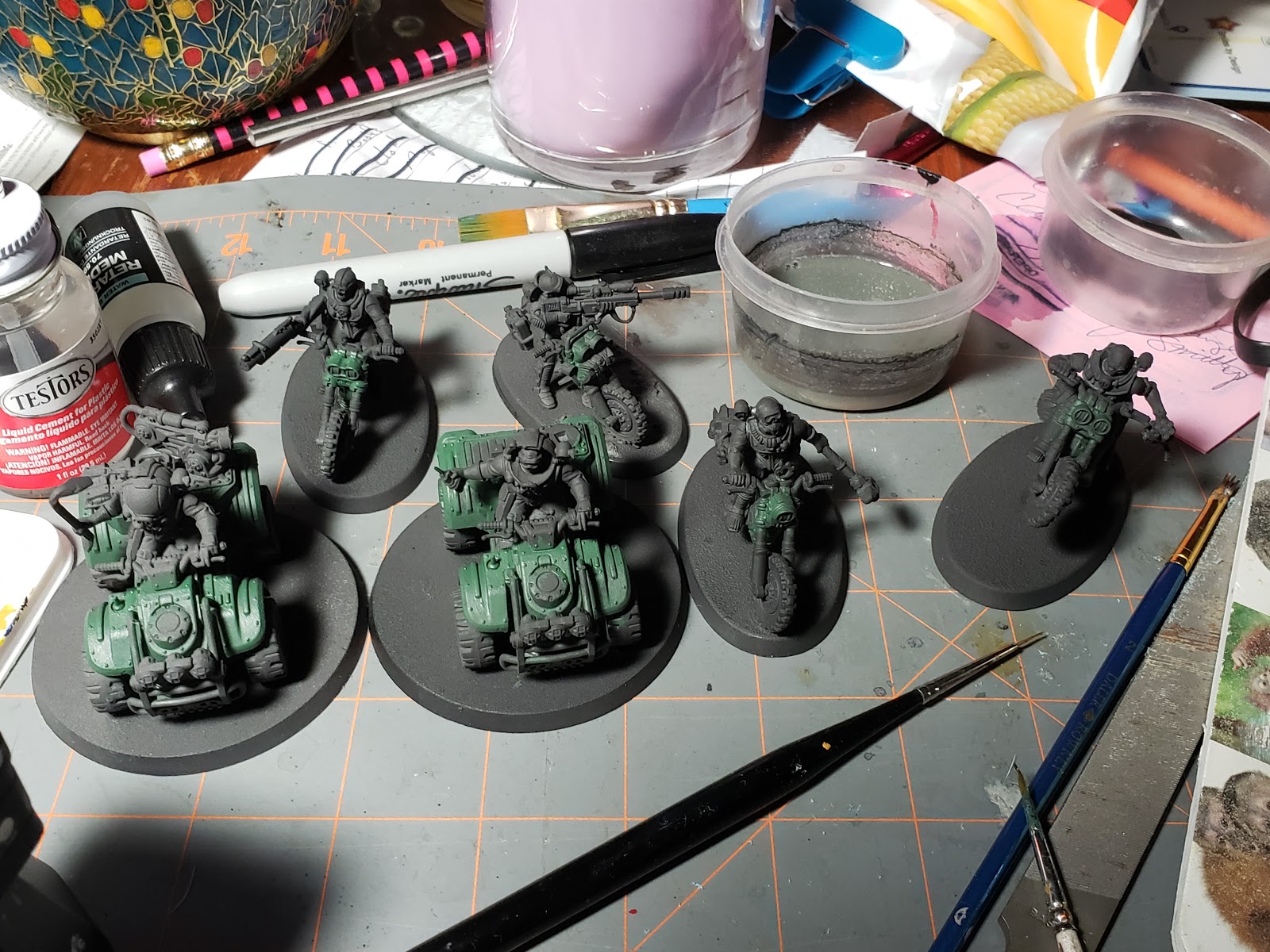 40K For the Win: Some Genestealer Cult models Nearing Completion