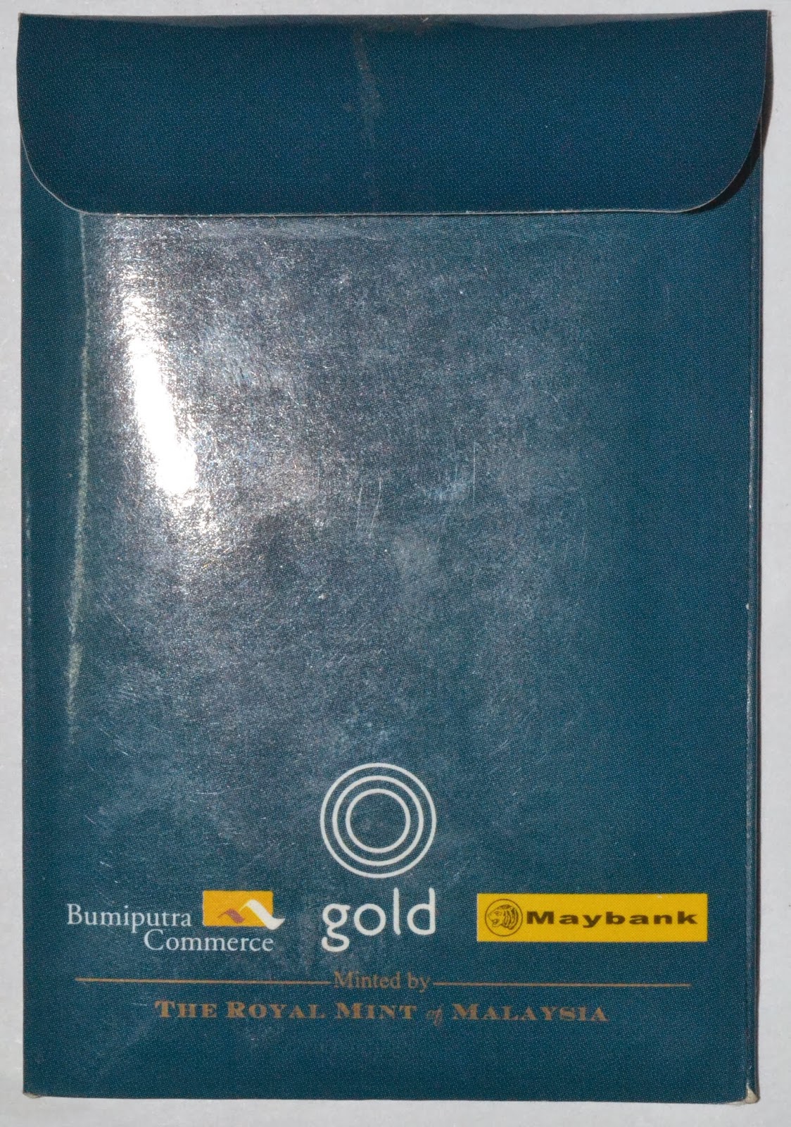 Galeri Sha Banknote: SYILING KIJANG EMAS BANK NEGARA MALAYSIA