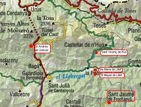VIATGES PEDRAFORCA: El romànic al Berguedà (I): l'Alt Berguedà