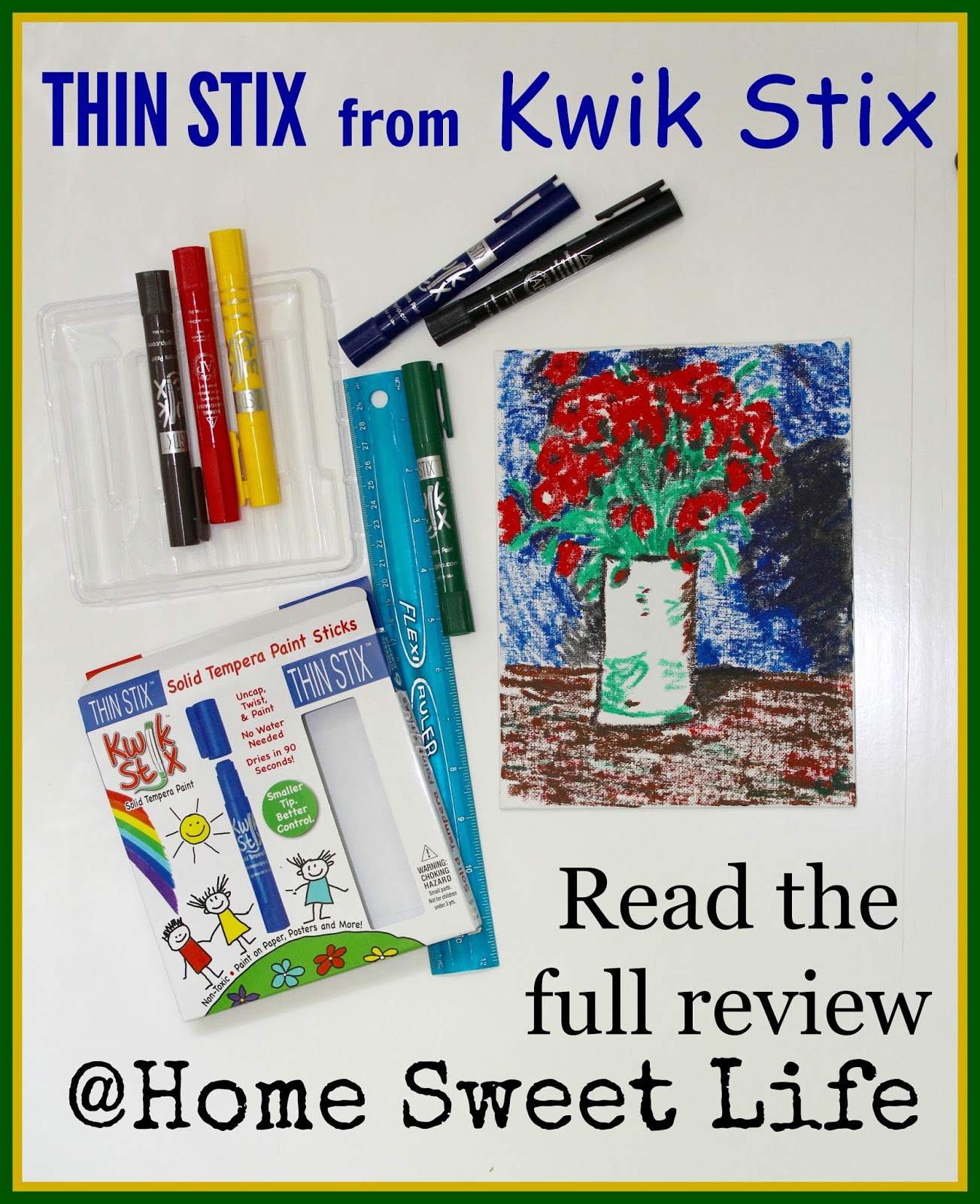 Home Sweet Life: Thin Stix 6pk of Classic Colors ~ A Crew Review