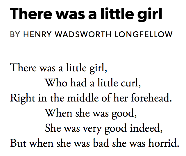 Joyful Puttering: Collecting Creating Connecting: "There Was a Little Girl"