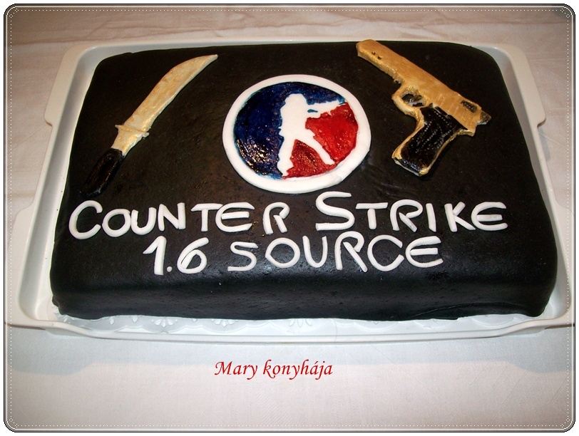 Mary konyhája: Counter Strike torta