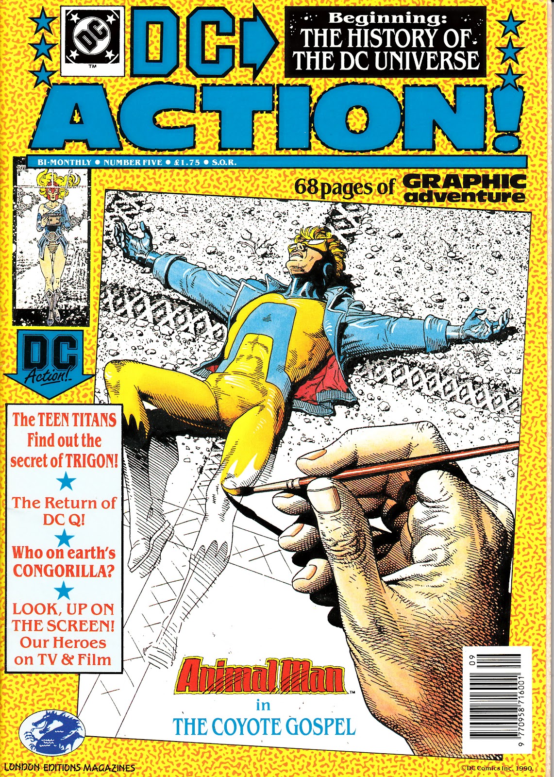 STARLOGGED - GEEK MEDIA AGAIN: 1990: DC COMICS IN THE UK: DC ACTION