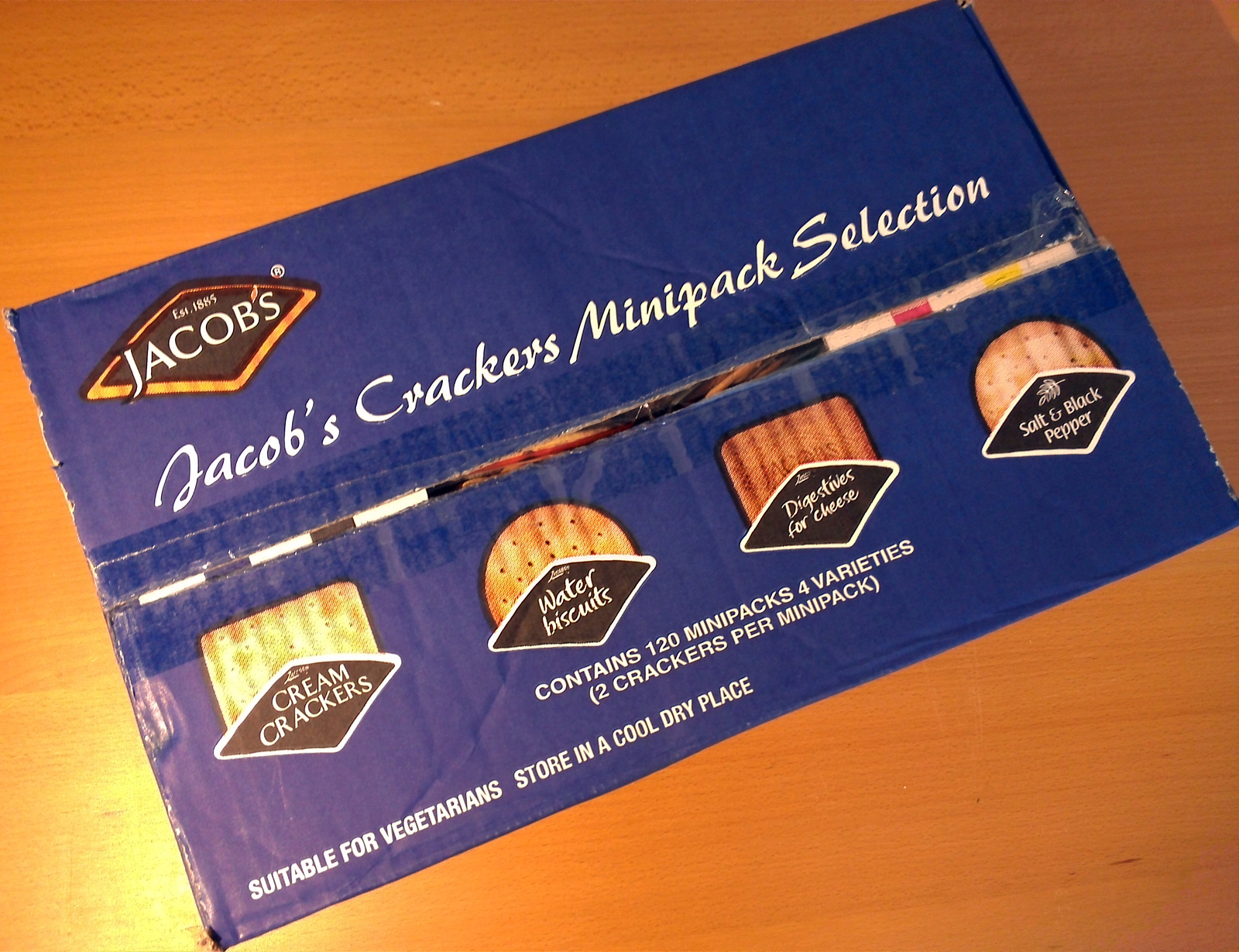 ebook野郎: Jacob's Crackers Minipack Selection と オレオアイス
