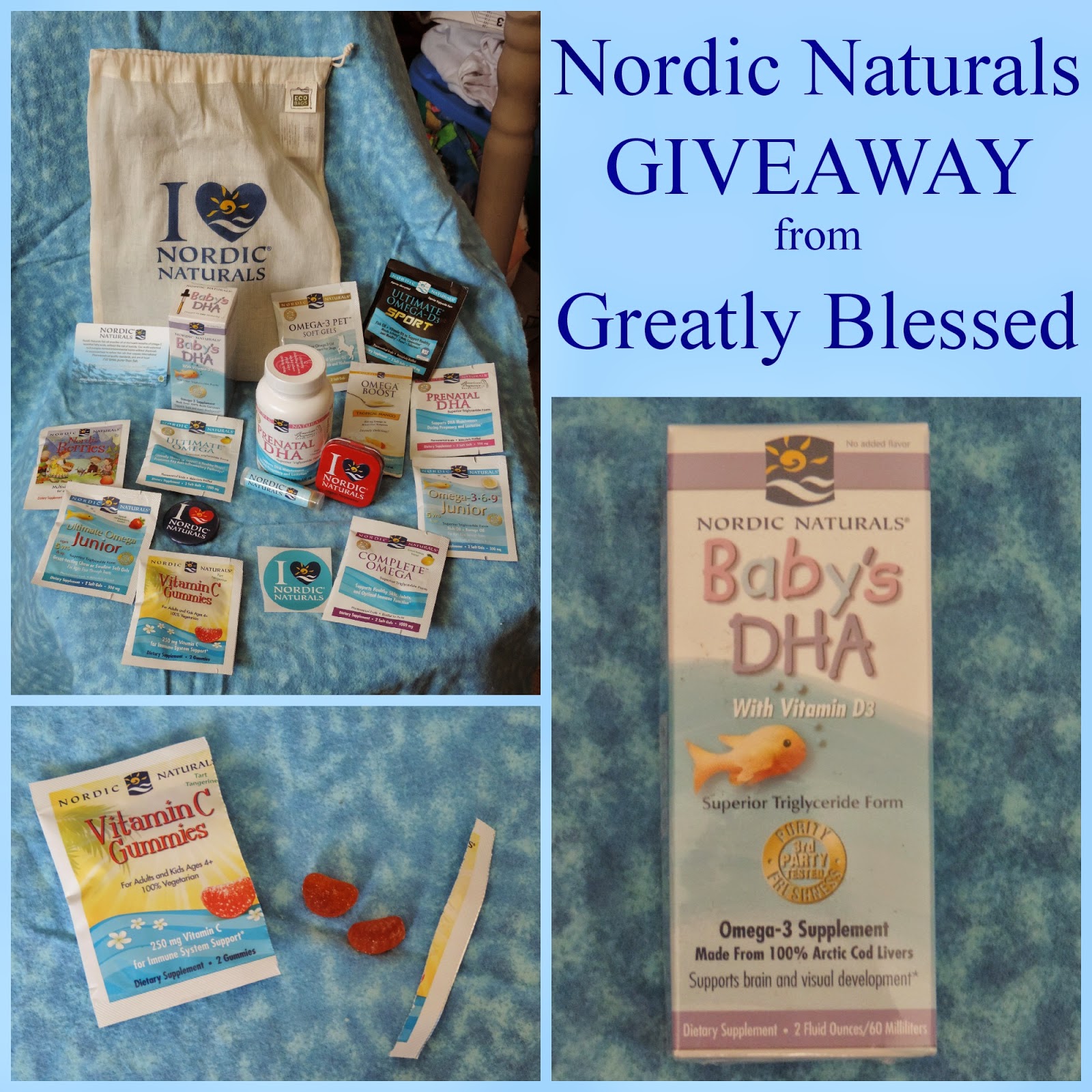 Greatly Blessed: Nordic Naturals GIVEAWAY
