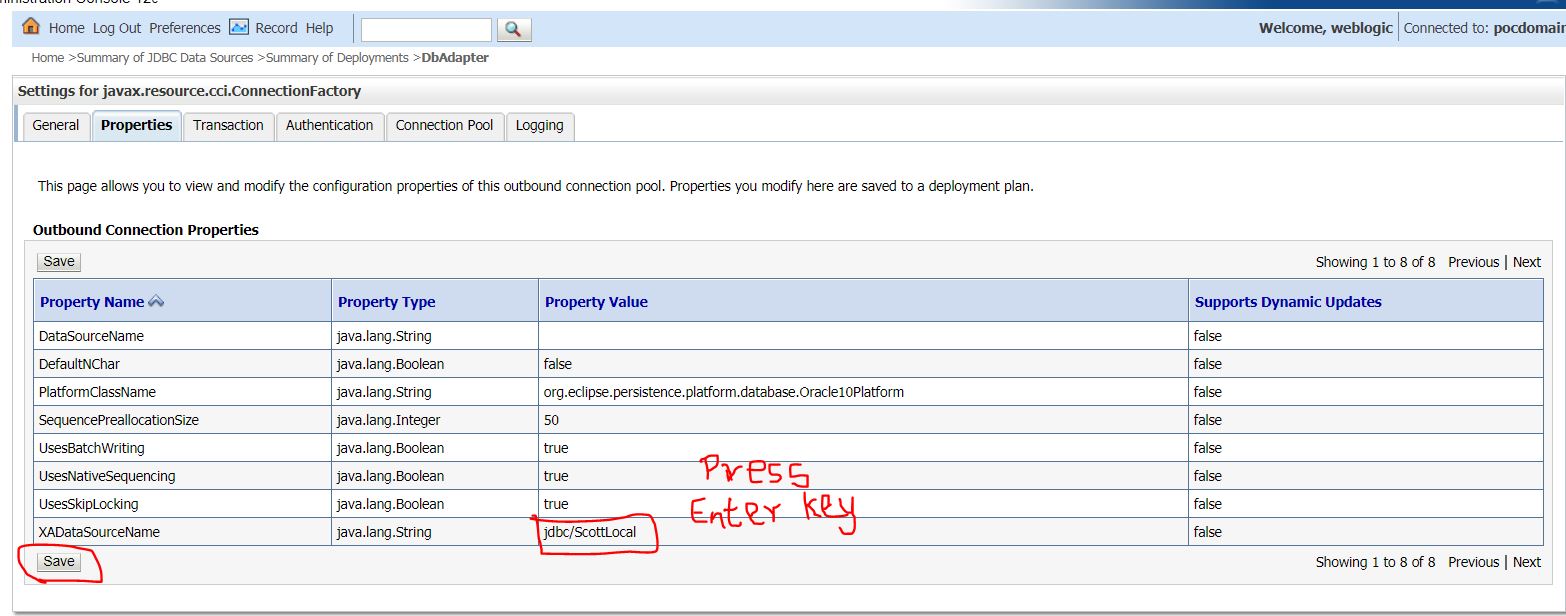 Osb Db Adapter Poll Delete Physical Records Using Oracle Service 9382
