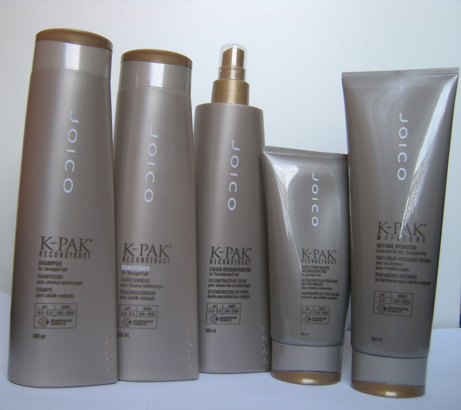 Joico K-Pak products - Adjusting Beauty