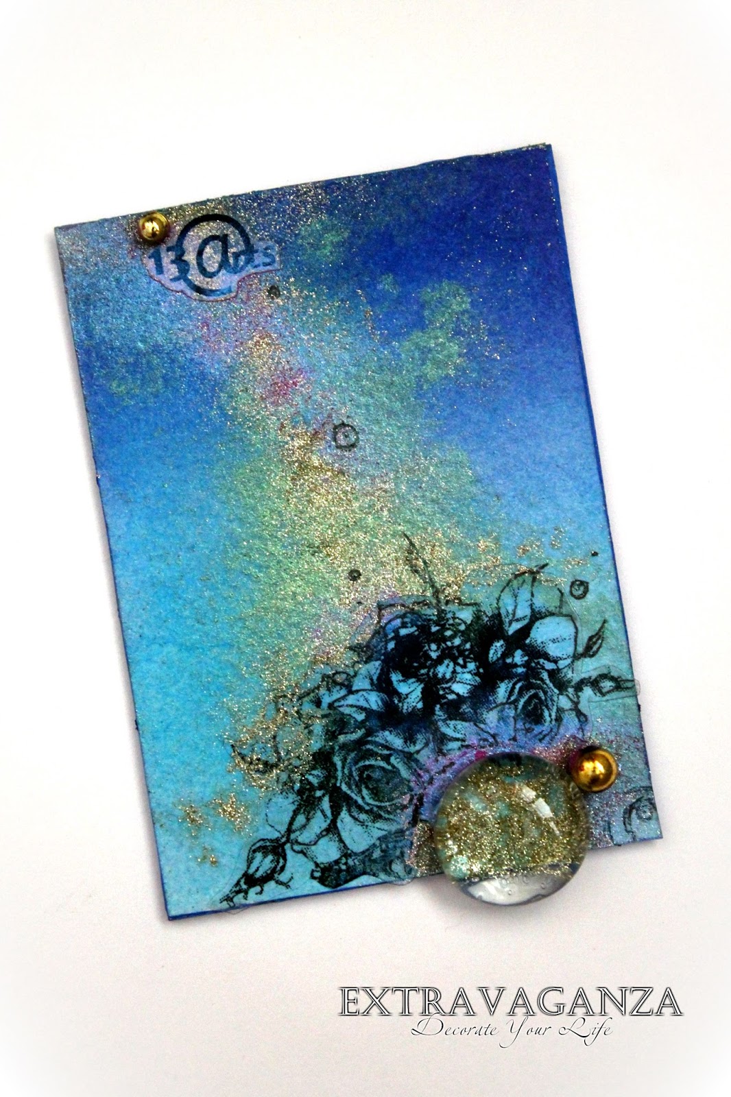 13 arts: Artist Trading Cards "13 textures"