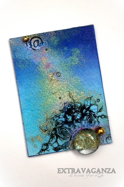 13 arts: Artist Trading Cards "13 textures"