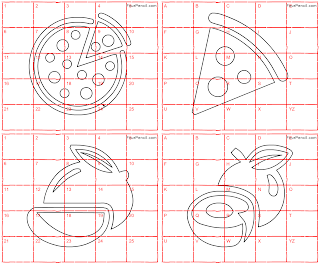 Picture puzzle: Free printable Slice picture puzzle game drawing ...
