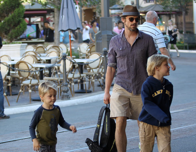 Matt Bomer And Kids Out And About | Oh yes I am