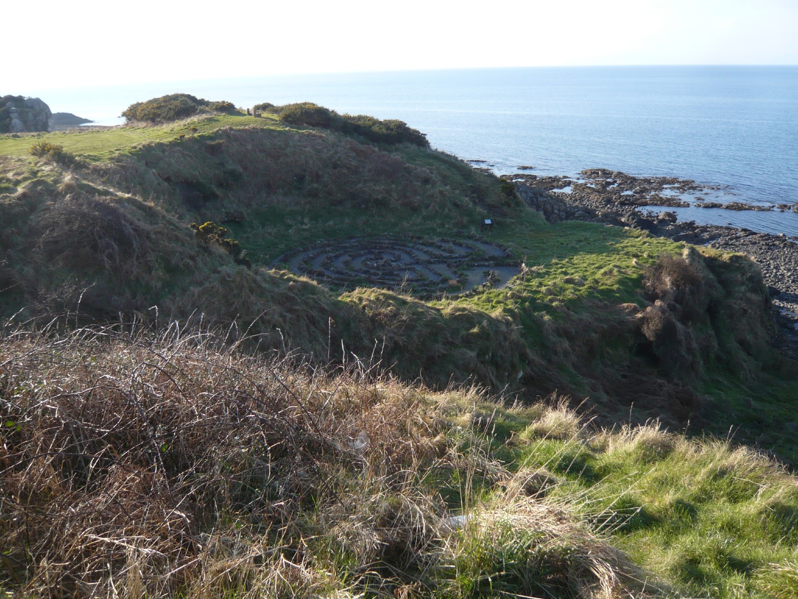Robert's EFT Scotland-California Blog: Dunure Castle & Labyrinth