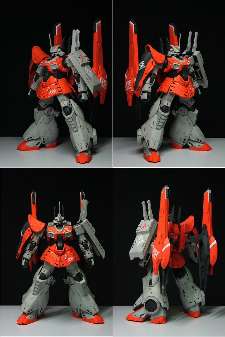 Custom Build: 1/100 Rick Dijeh "Amuro Ray Custom"