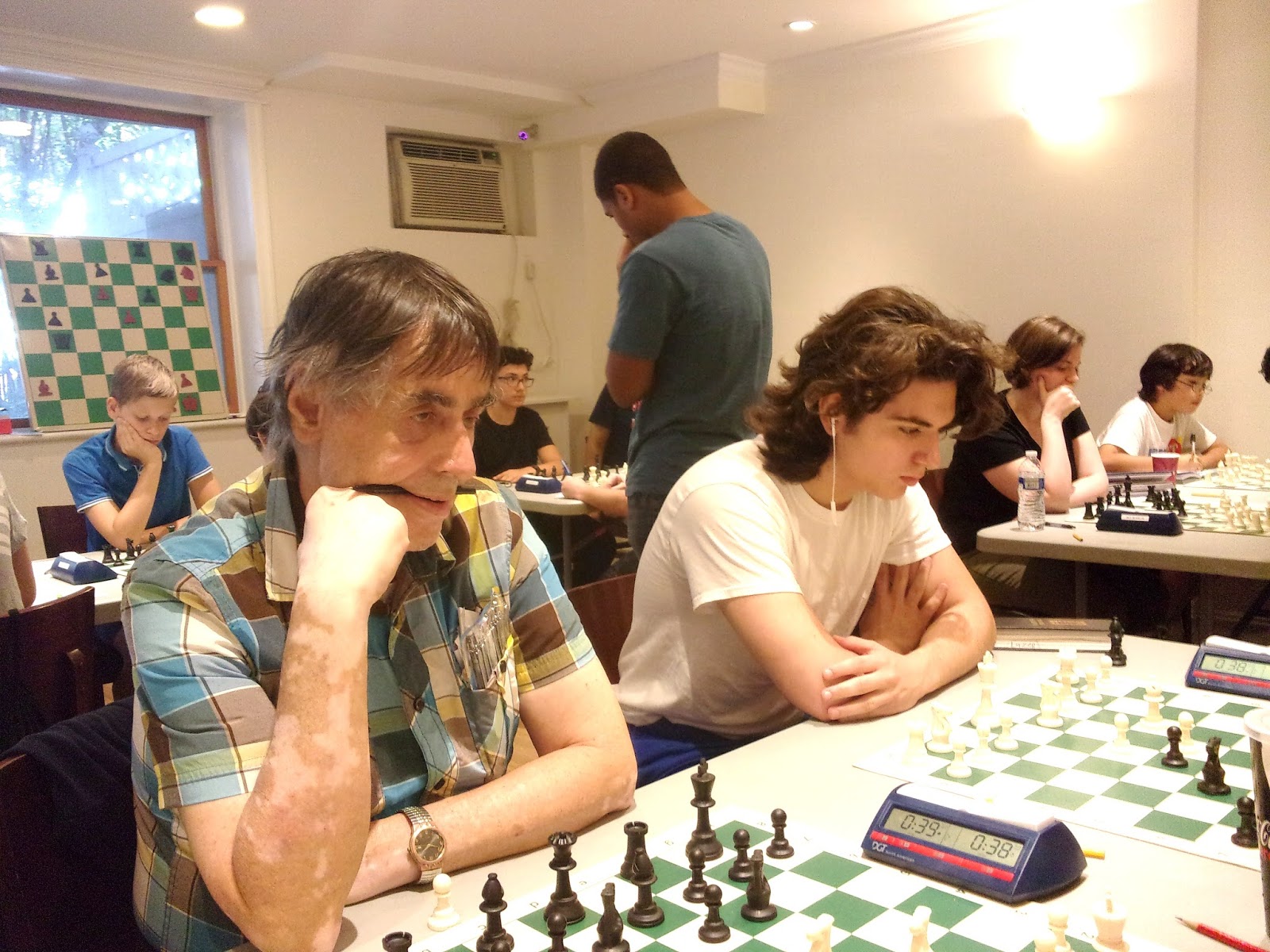 Jim West On Chess: Pix from Sunday Game/45 8/13/2017