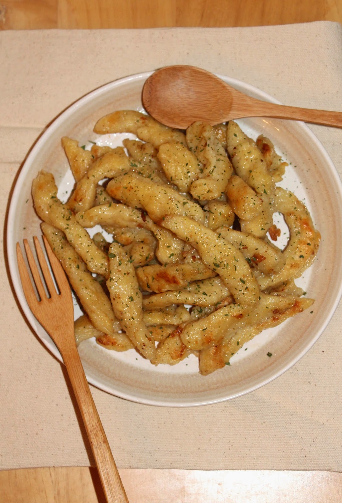 Savory Moments: Pan-fried finger dumplings