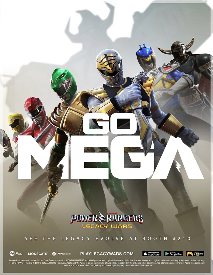 Power Rangers Legacy Wars terá luta de Megazords