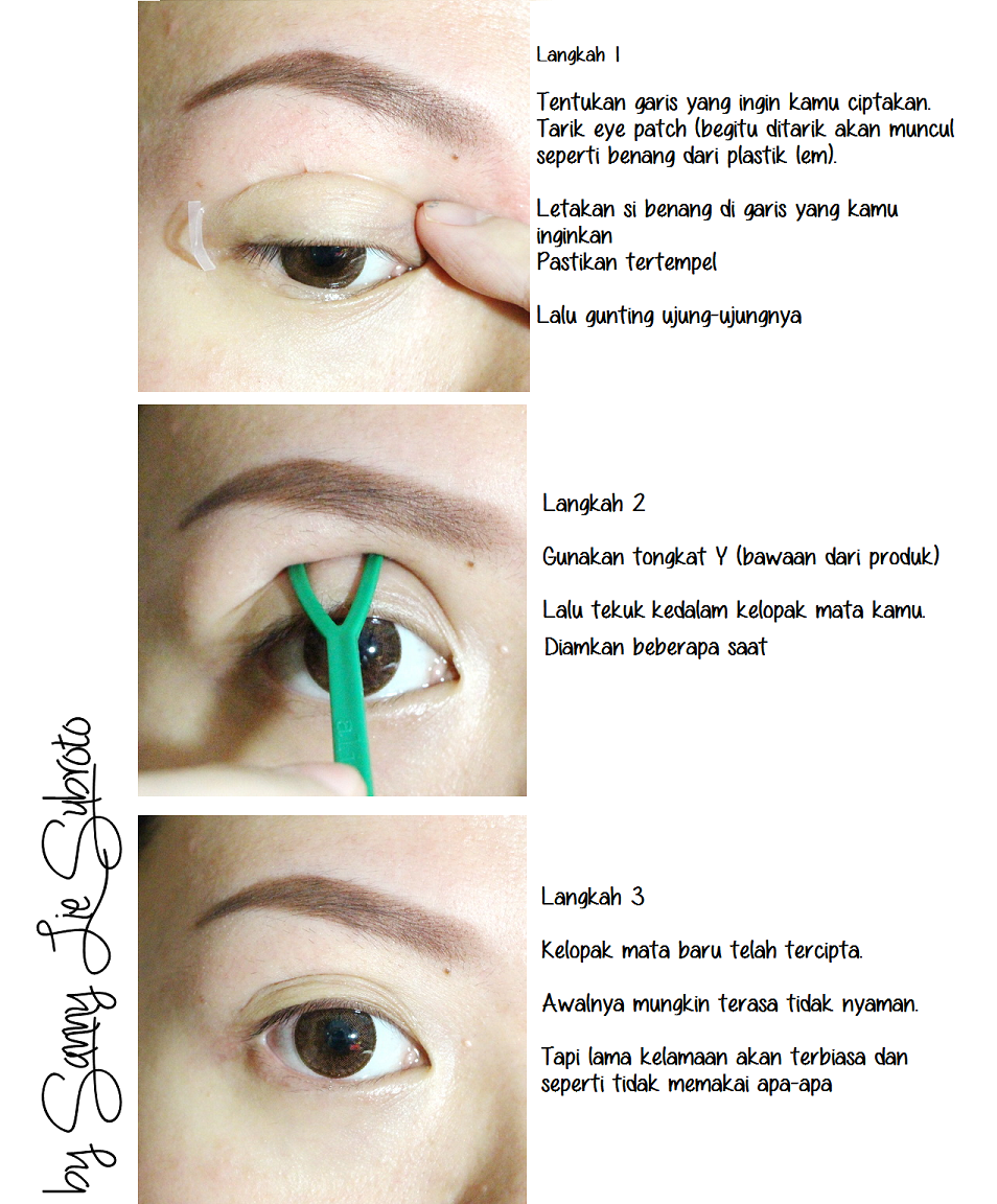 Cara Menyamakan Lipatan Kelopak Mata Alami