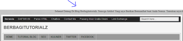 Cara membuat Texs atau Tulisan Berjalan Di blog/web ~ 'Time Keeper'