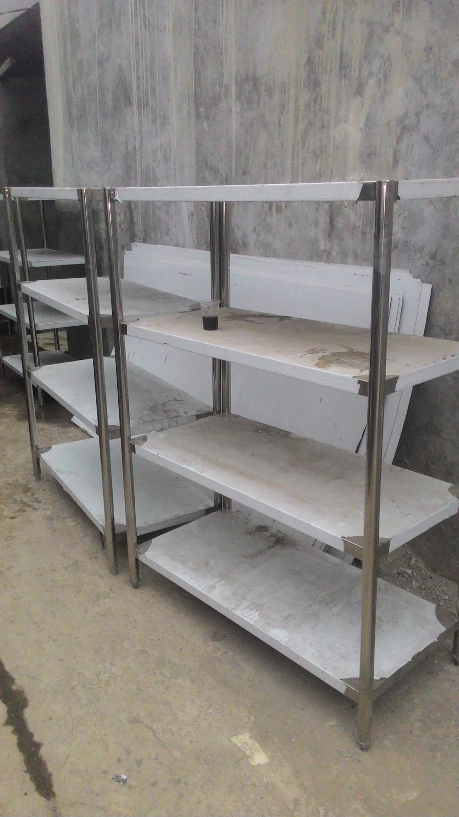 Jual Beli PERALATAN BEKAS RESTORAN: Rak stainless Steel