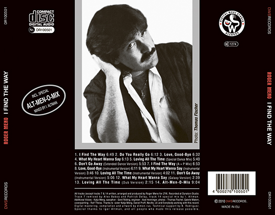 DWSRECORDS: ROGER MENO - I Find The Way [DR100501]